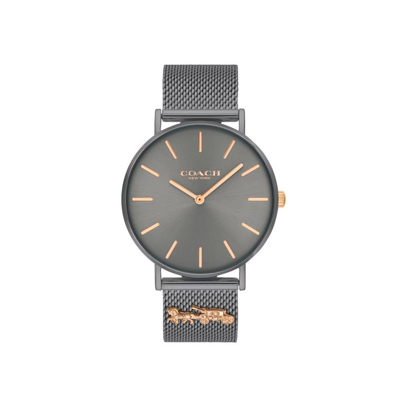 Buy Coach Watches Perry Grey Stainless Steel Ladies Watch Co14503340w ...