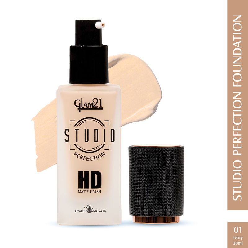 Buy GLAM21 Studio Perfection HD Matte Long Stay Water Proof Foundation Online