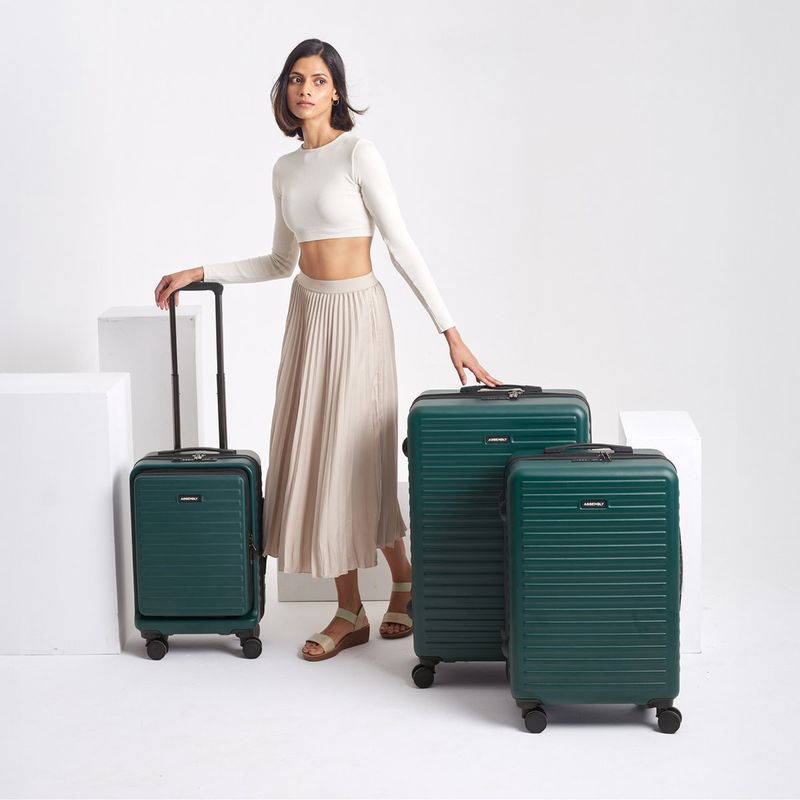 Buy Assembly Set of 3 Luggage Trolley- 28, 24 & 20 inches Hardsided ...