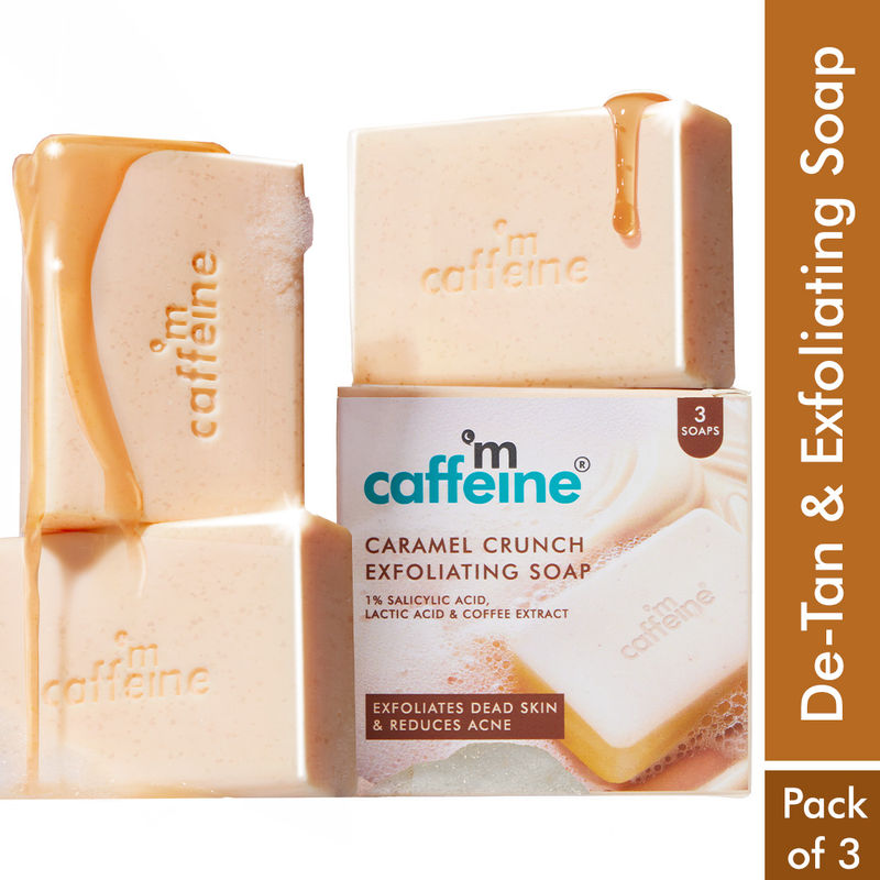Buy mCaffeine Exfoliating Tan Removal Soap - 1% Salicylic Acid & Lactic ...