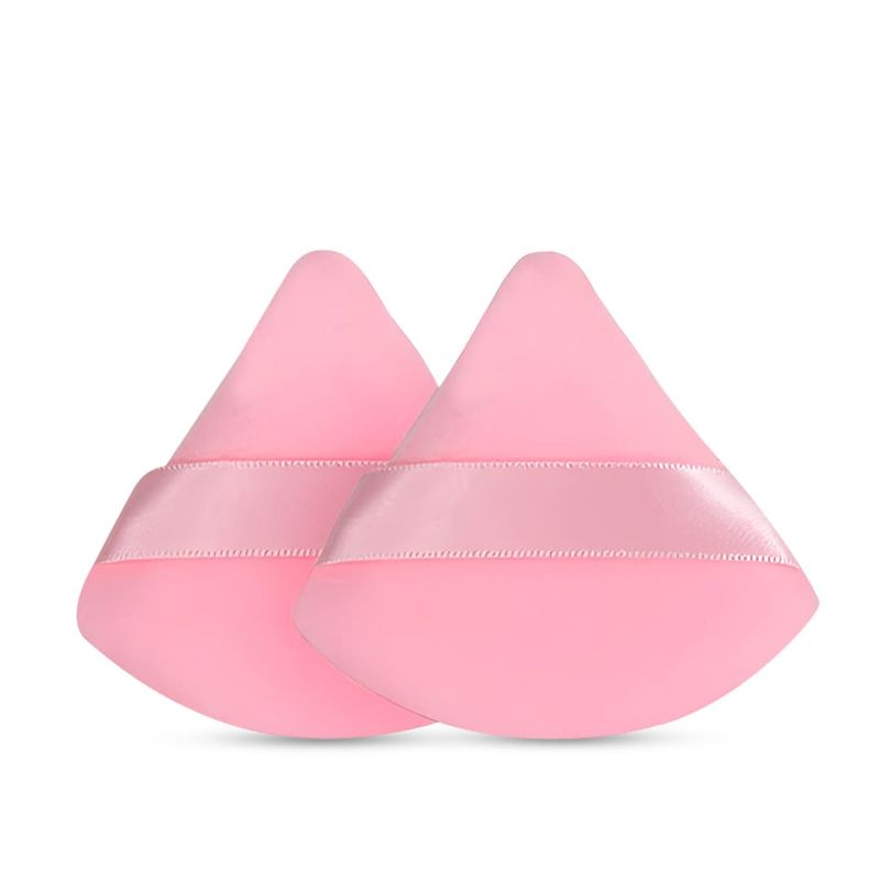 Buy GLEVA Triangle Makeup Puff Pack Of 2 - Pink Online