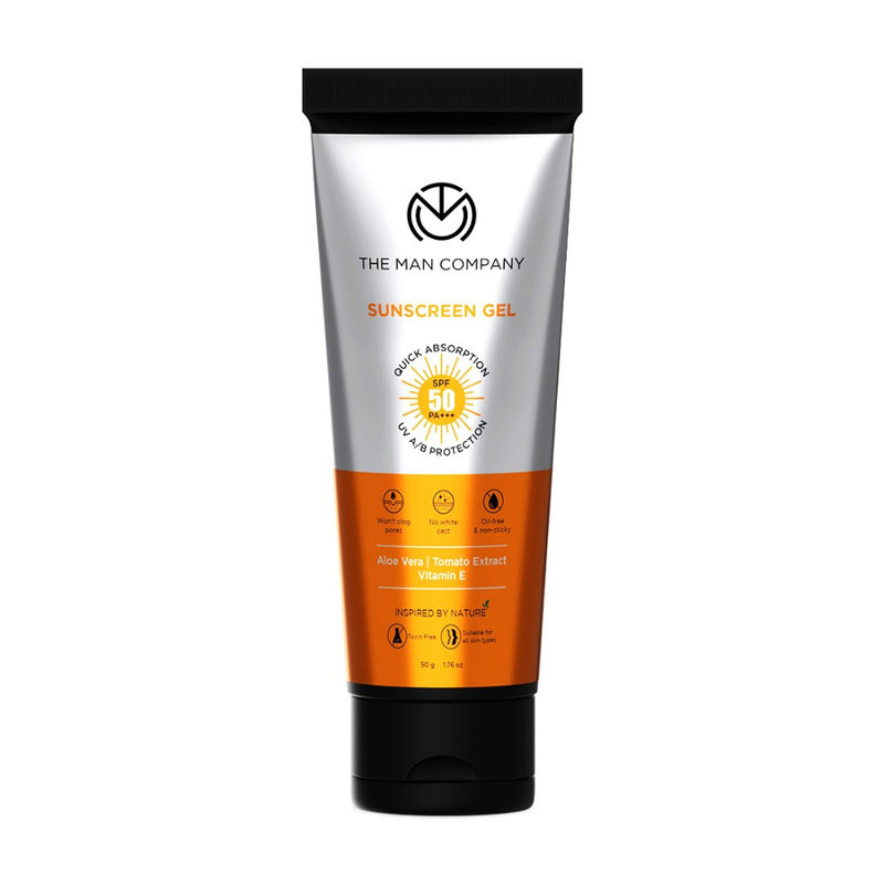 Buy The Man Company Oil-Free Sunscreen Gel SPF 50 PA+++ Online