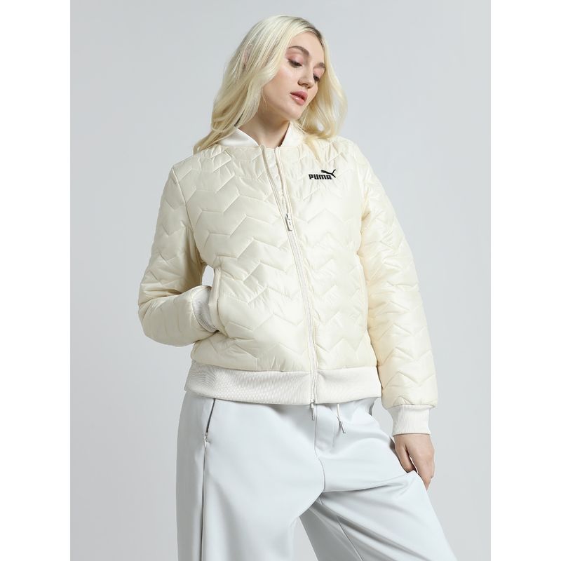 Buy Puma Ws Woven Puffer Women's White Jacket Online