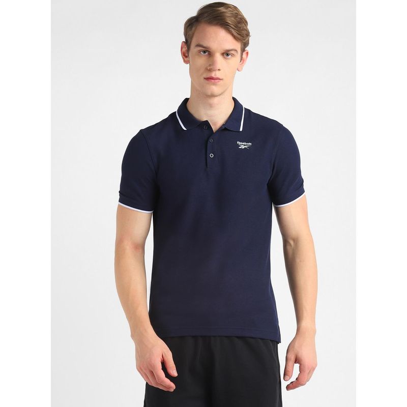 Buy Reebok Te Polo Blue Training Polo T-shirts Online