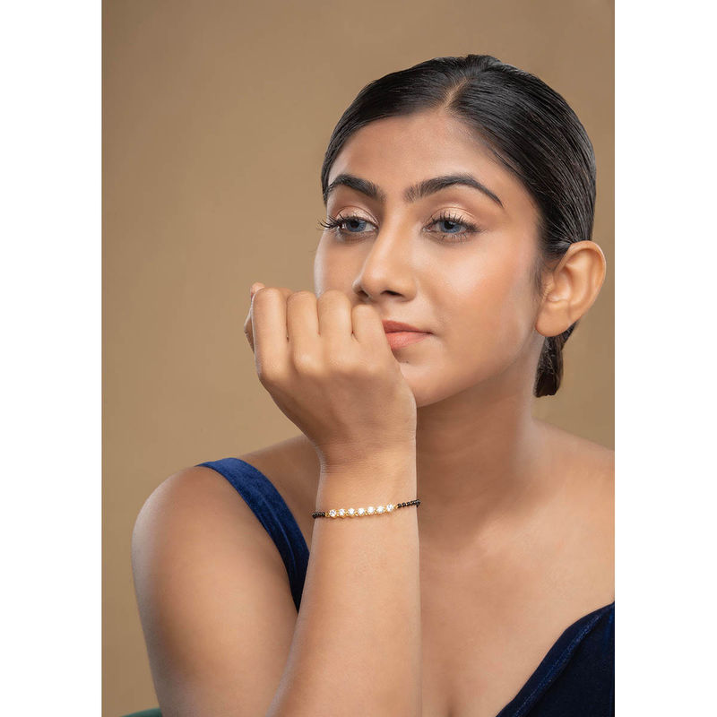 Buy Sica Jewellery 925 Silver Malar Hand Mangalsutra Bracelet Online