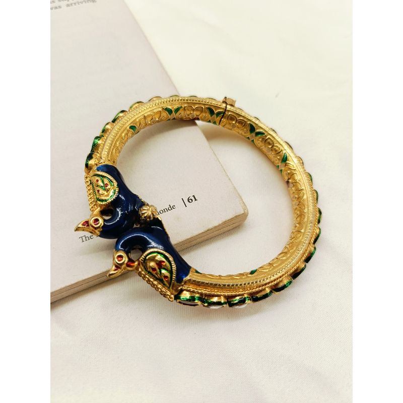 Buy AG'S Mahashree Multi Colour Kundan Kada Online