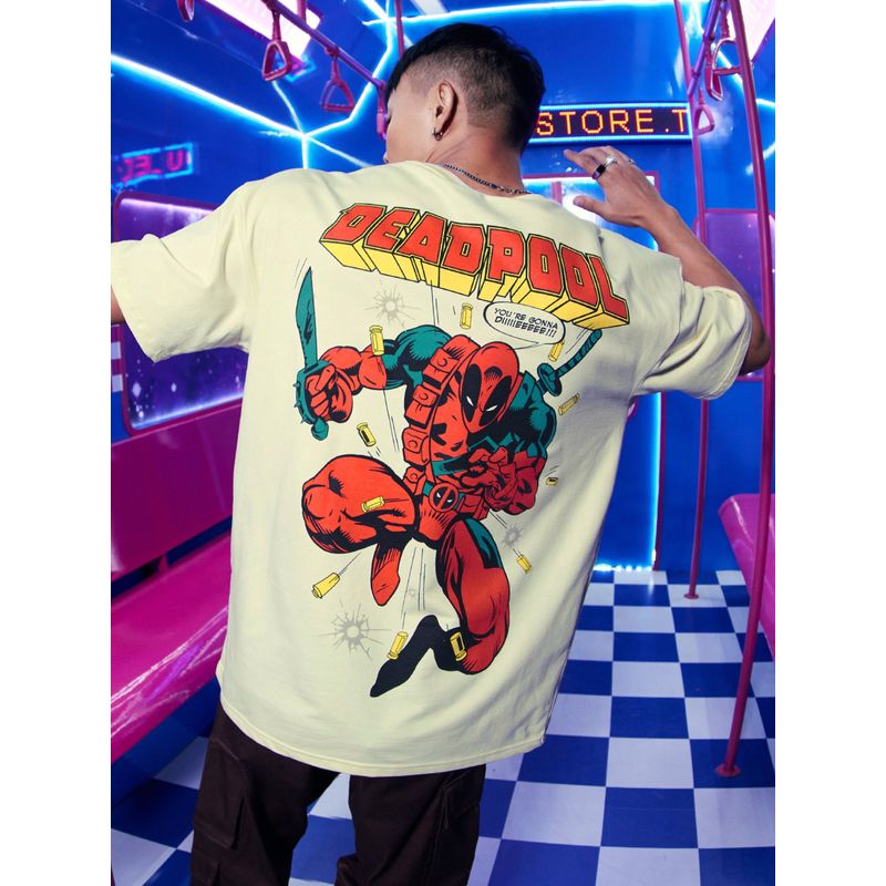 Buy The Souled Store Official Deadpool Chimichangas! Oversized T-Shirts ...
