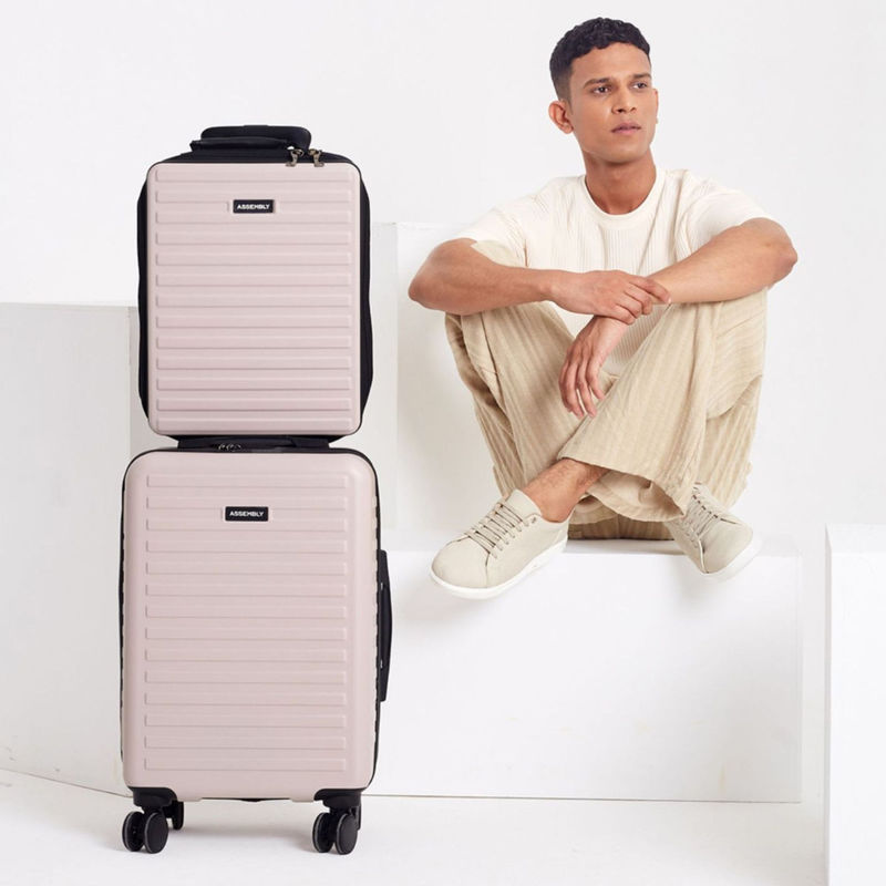 Buy Assembly Cabin Suitcase (20 inch) with Hard Shell Backpack- Desert ...