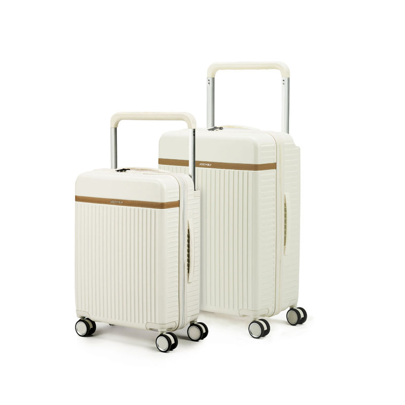 Buy Assembly Hard Luggage Trolley Bags Set Of 2-Cabin-45L, Large Check ...