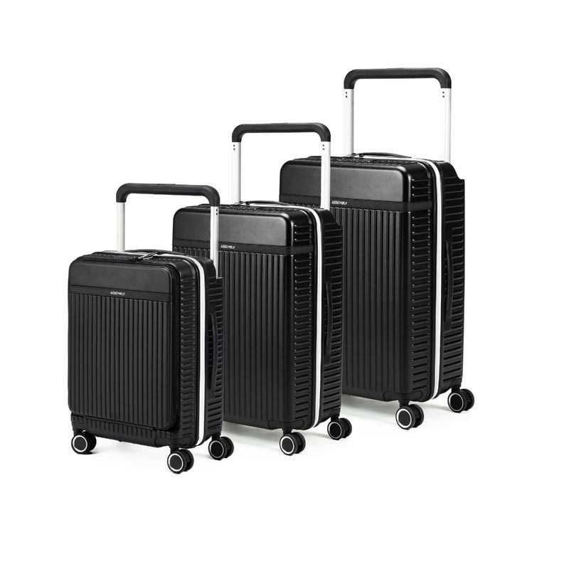 Buy Assembly Wide Handle Trolley Bags Set Of 3 Cabin, Medium and Large ...