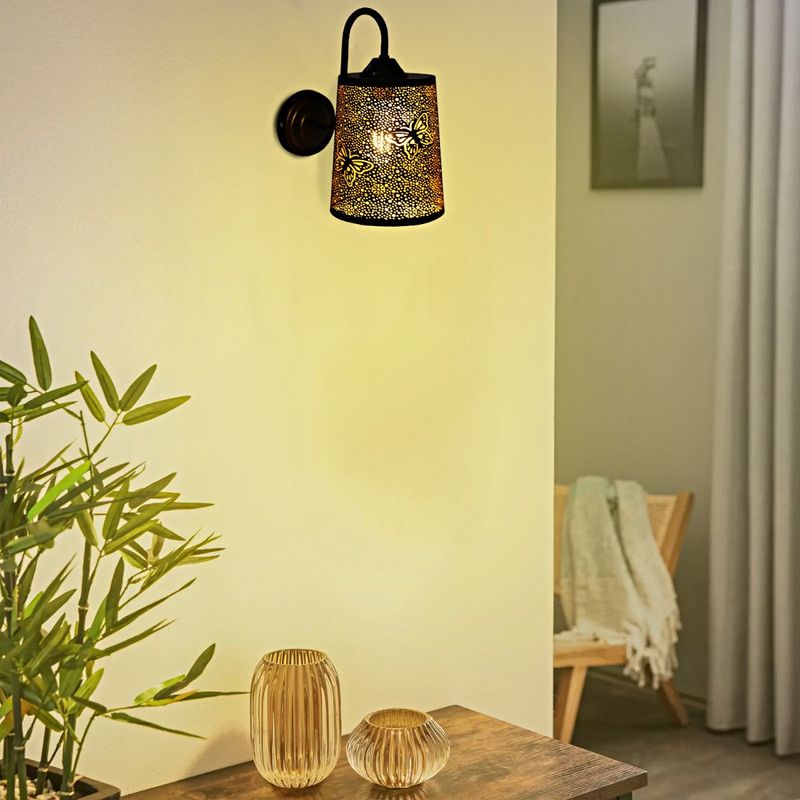 Buy MFD HOME FURNISHING Laser cut Designs Vintage Wall Lamp 2024 Online