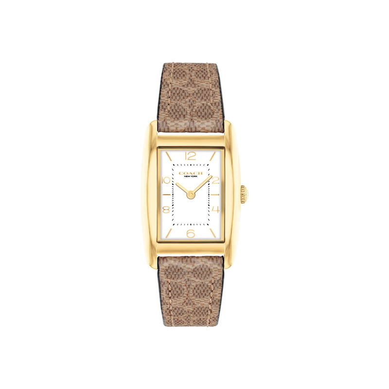 Buy Coach Reese Qtz Basic White Rectangle Dial Women Watch (14504355 ...