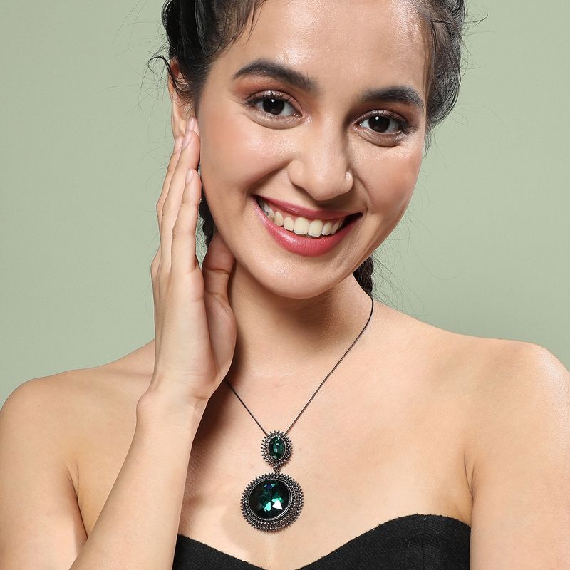 Buy SOHI Women Aurora Adornments Pendant Necklace Online