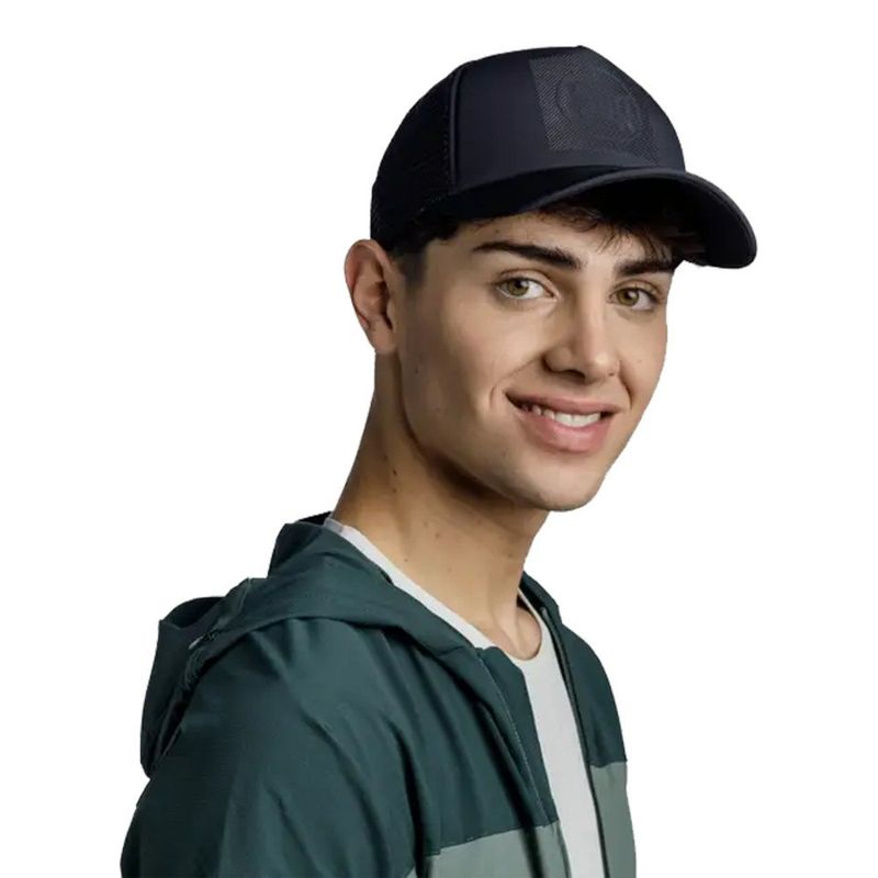 Buy Buff Unisex Black Trucker Cap Reth Online