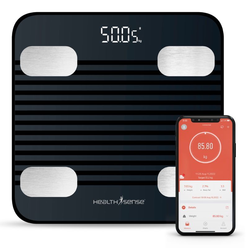 Buy HealthSense Bs171 Fitdays Smart Bluetooth Scale Online
