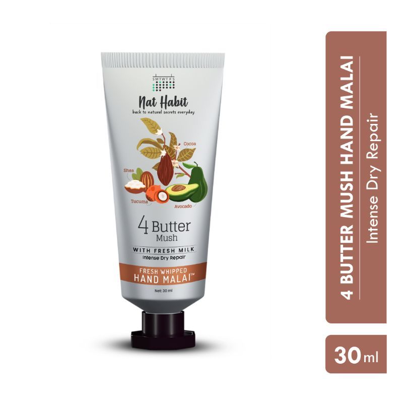 Buy Nat Habit 4 Butter Mush Hand Malai - Shea,Tucuma,Avocado & Cocoa ...