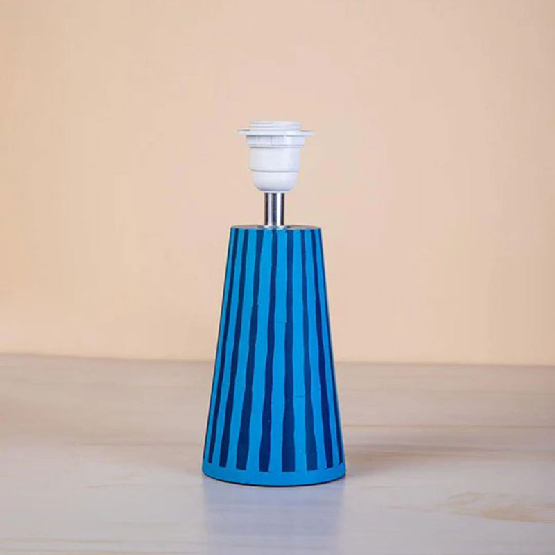 Buy Freedom Tree Cascade Wooden Ocean Blue Table Lamp Online