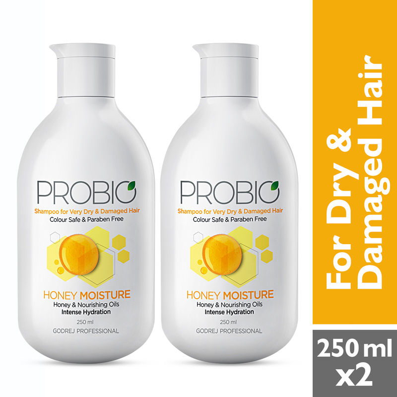 Buy Godrej Professional Probio Honey Moist Shampoo - Pack Of 2 Online