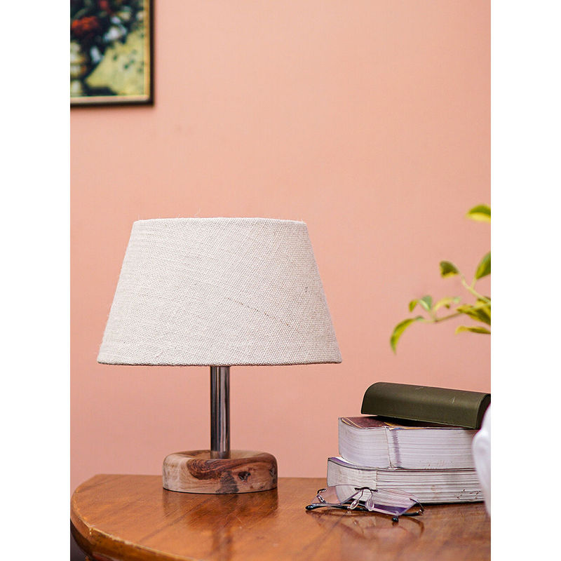 Buy PineCraft International Edra Lamp with Beige Shade Online