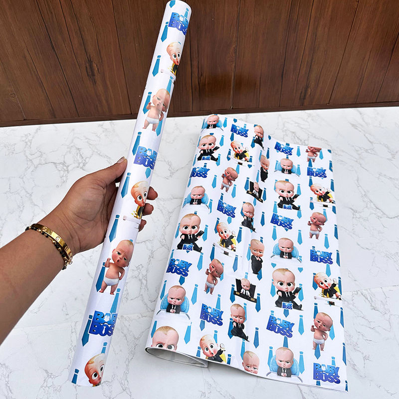 Buy The Big Trove Boss Baby Gift Wrapping Paper (Pack of 15) Online