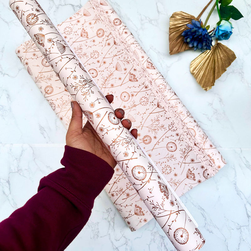 Buy The Big Trove Blush Pink Gift Wrapping Paper (Pack of 15) Online