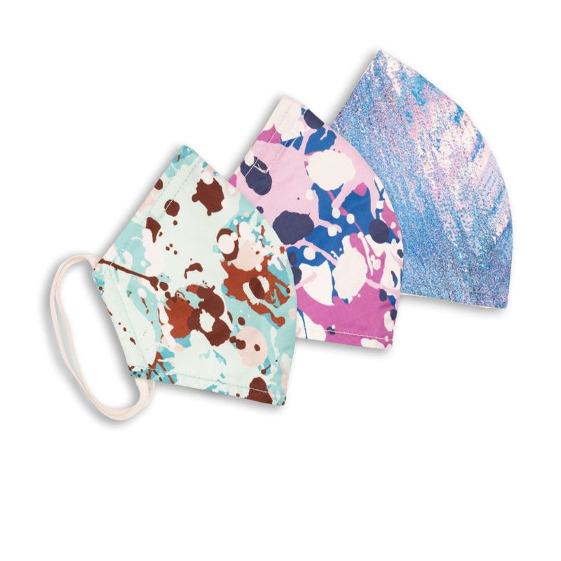 Buy Maskerade Paint Splash Mask - Multi-Color Pack of 3(Free Size) Online