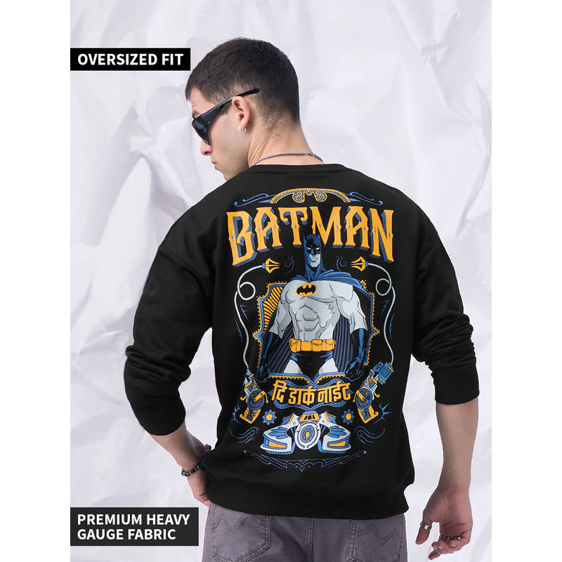 Buy The Souled Store Official Truck Art: Batman Men Oversized Black ...