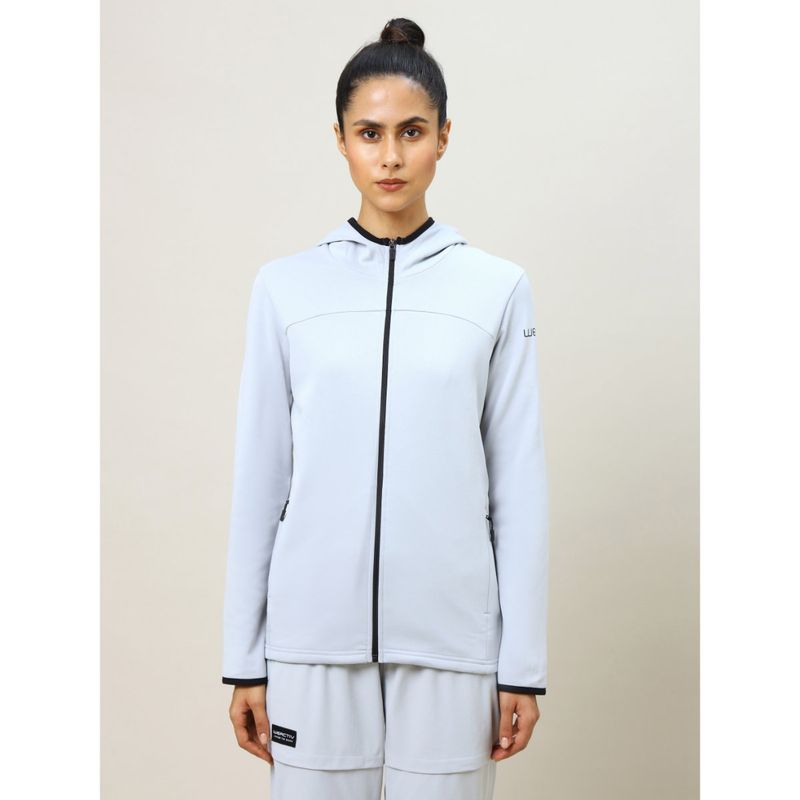 Buy Technosport Blue Solid Slim Fit Jacket Online