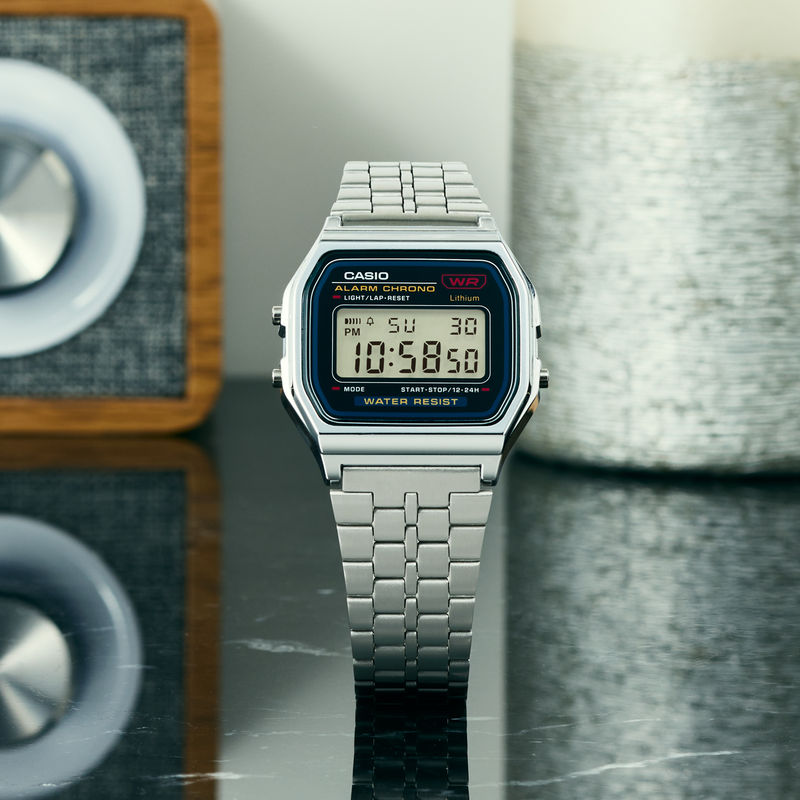 Buy Casio Unisex Vintage Series Black Dial Digital Watch - A159WA-N1DF ...