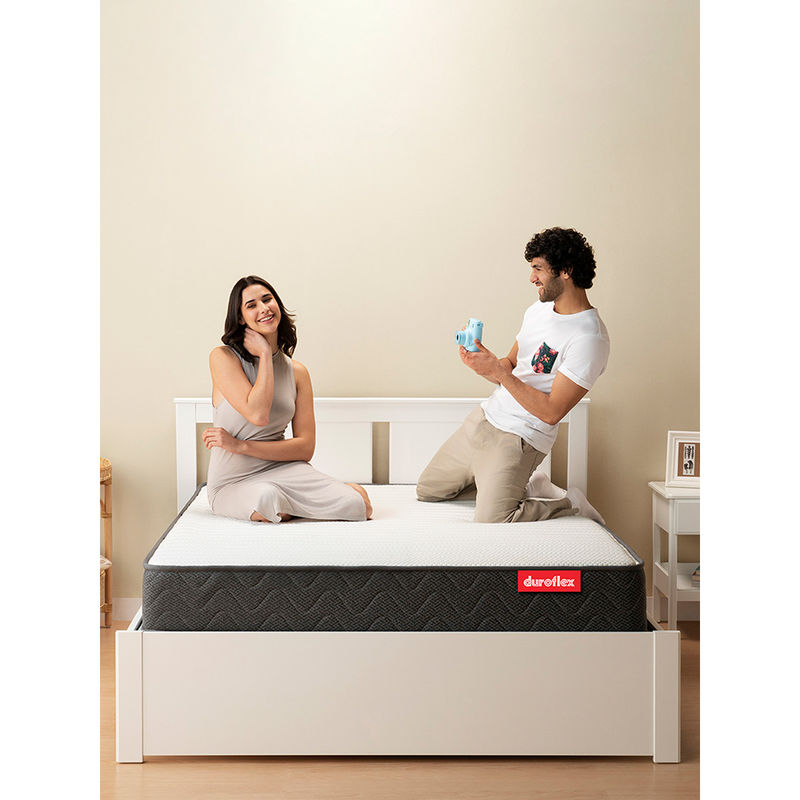 Buy duroflex LiveIn Bounce- 3 Zone Pocket Spring Roll Pack Mattress, 6 ...