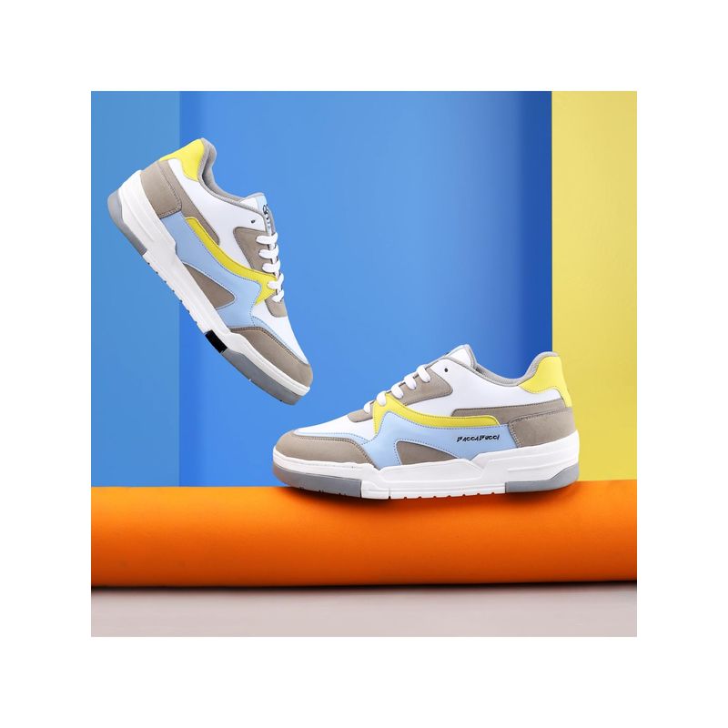 Buy Bacca Bucci Multi-Color Street Punk Low Top Streetwear Sneakers for ...
