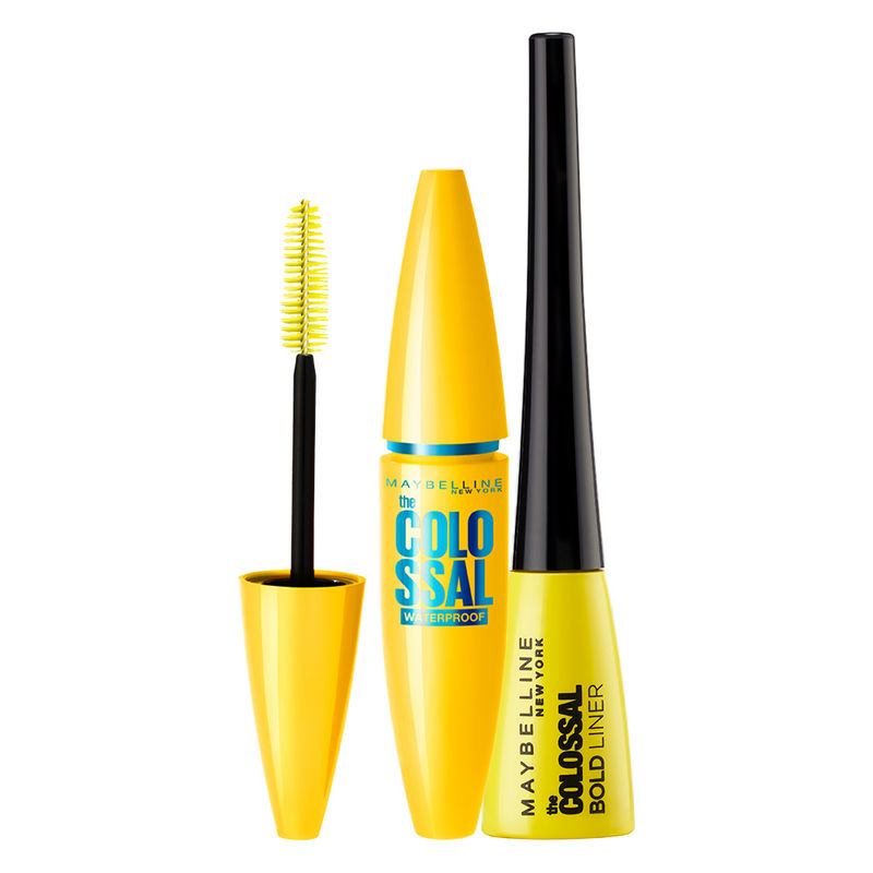 Buy Maybelline New York The Colossal Mascara + Colossal Bold Liner ...