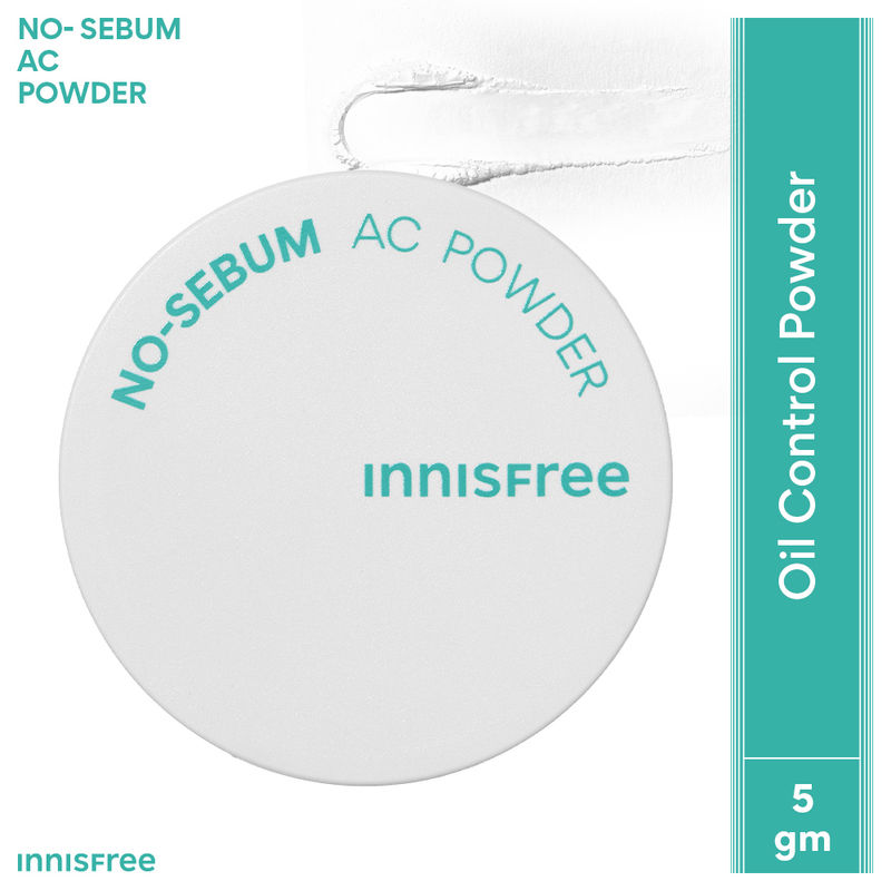 Buy Innisfree No Sebum AC Powder With Matte Finish - Controls Excess ...