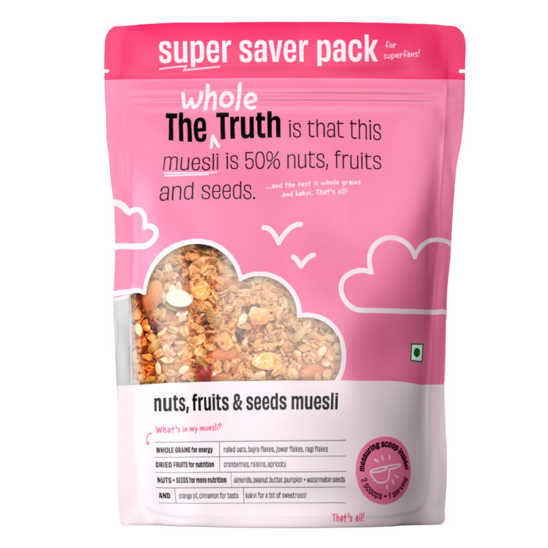 Buy The Whole Truth - Breakfast Muesli - Nuts, Fruits And Seeds - Super ...