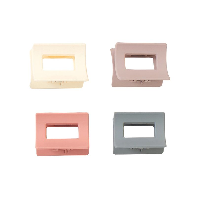 Buy Accessorize London Women Assorted Rectangle Claw Clips (Pack Of 4 ...