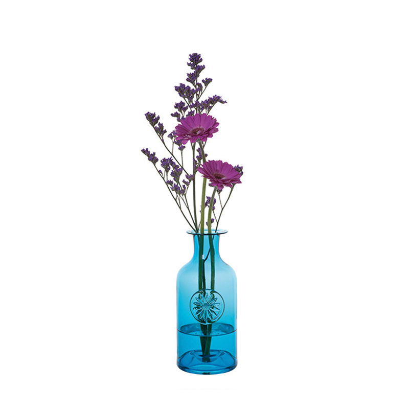 Buy Dartington Crystal Daisy/Turquoise Flower Vase For thinKitchen ...