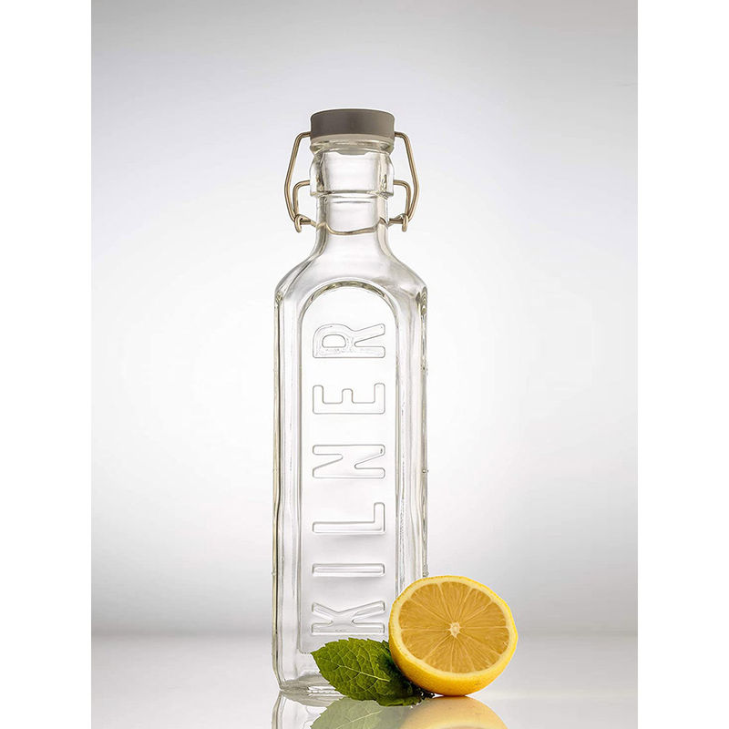 Buy Kilner 1 Litre Clip Top Airtight Glass Bottle BPA Free Sustainable ...