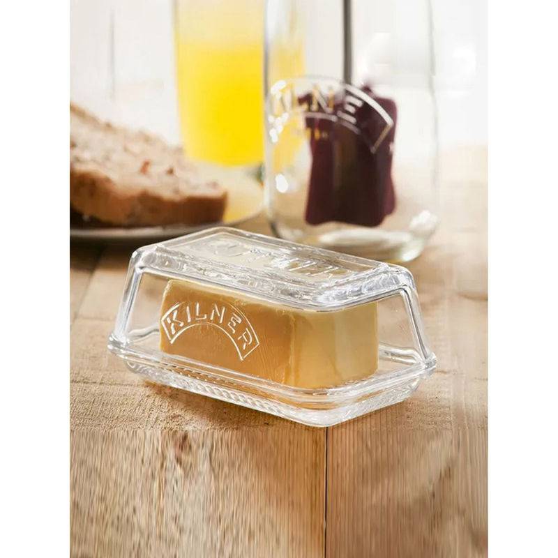 Buy Kilner Glass Butter Dish and Lid for Kitchen Online