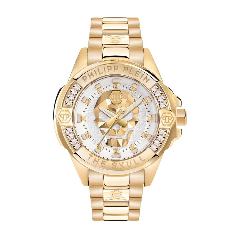 Buy Philipp Plein Unisex The Skull Genderless Silver Round Dial Analog ...