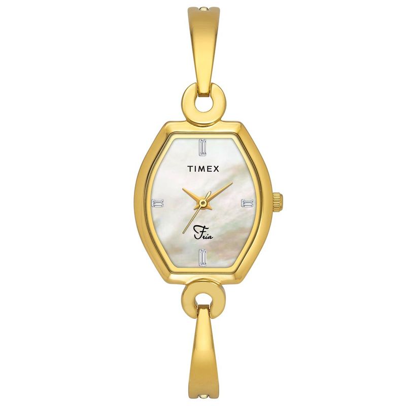 Buy Timex Women Fria White Rectangular Dial Analog Watch - TWEL19701 (M ...