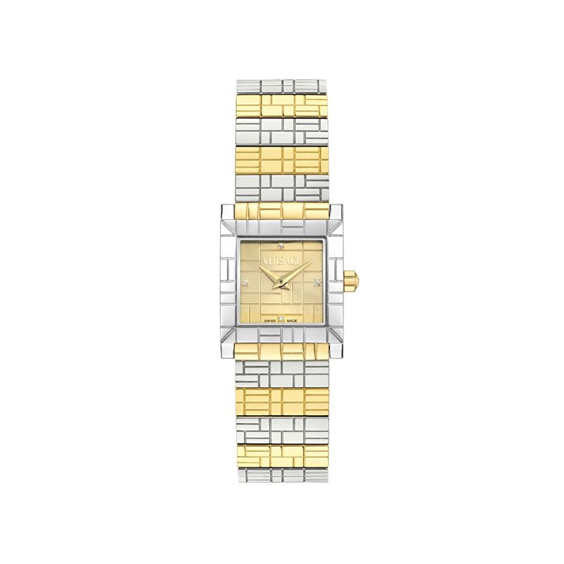 Buy Versace Women Mosaic Gold Octagon Dial Analog Watch - VE9B00424 (M ...