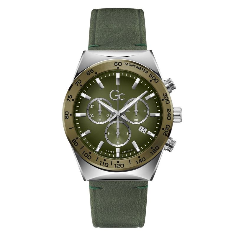 Buy GC Men Clubhouse Green Round Dial Analog Watch - Z17004G9MF (M) Online