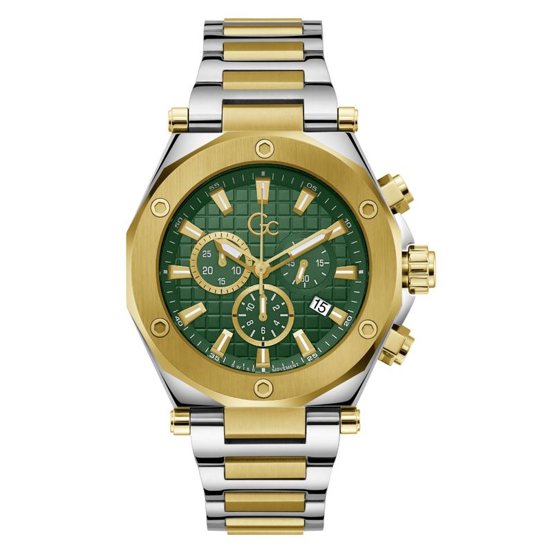 Buy GC Men Legacy Green Round Dial Analog Watch - Z18003G9MF (M) Online