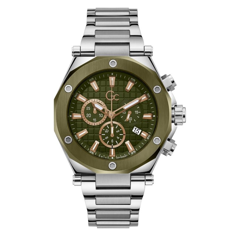 Buy GC Men Legacy Green Round Dial Analog Watch - Z18004G9MF (M) Online