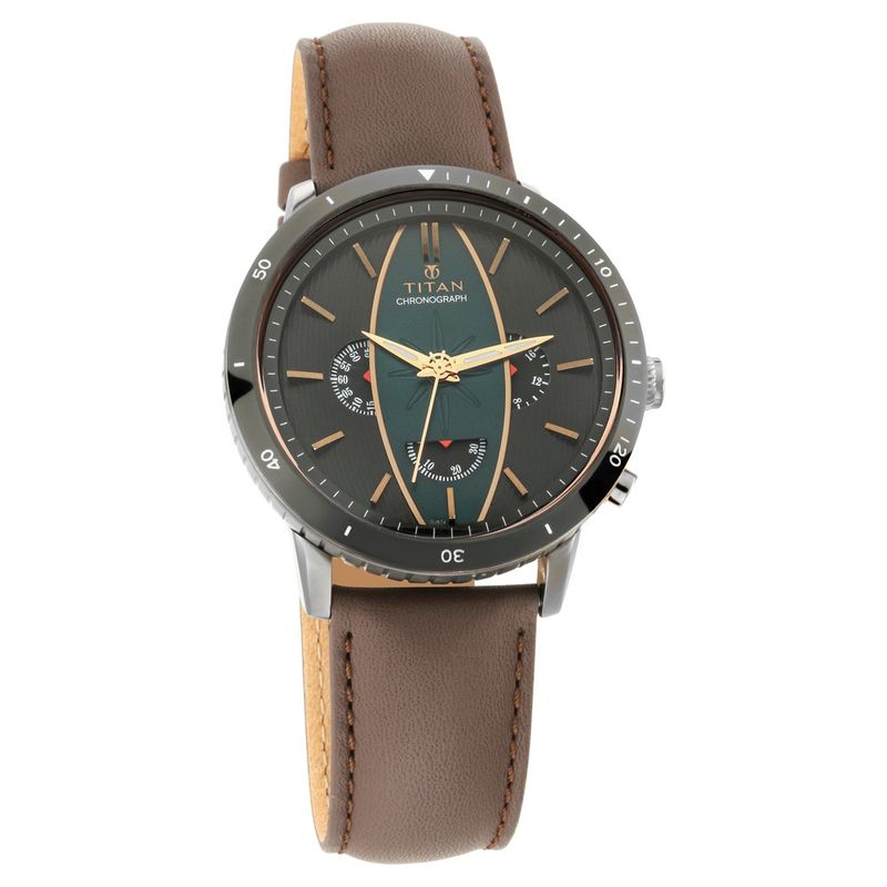 Buy Titan 1832KL01 Brown Dial Analog Watch For Men Online