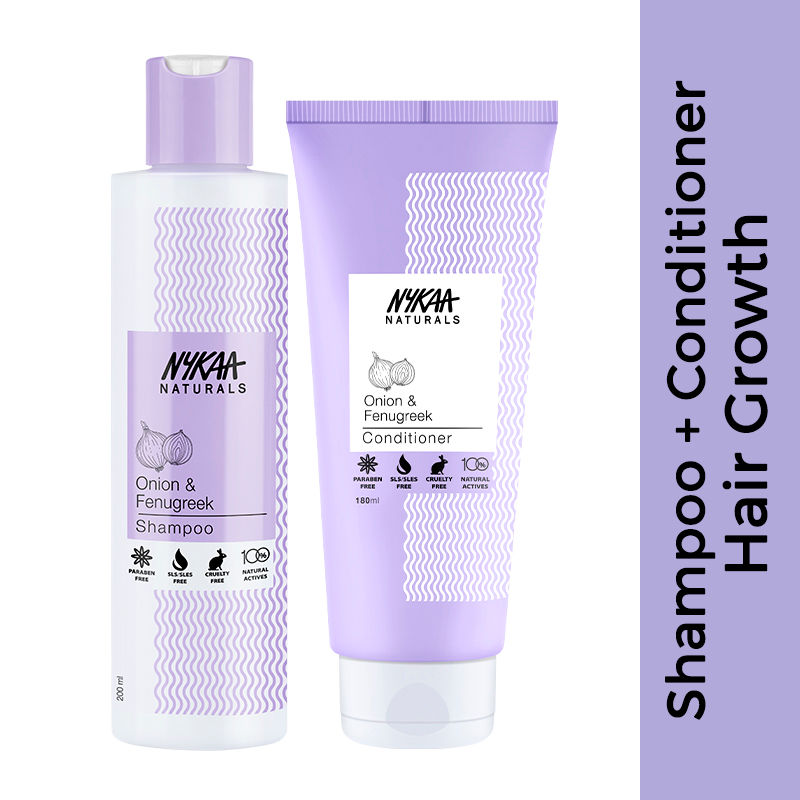 Nykaa Naturals Hair Growth Combo: Buy Nykaa Naturals Hair Growth Combo ...