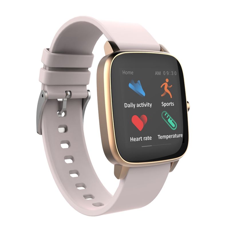 Buy Strand by Obaku Pink Smart Watch with 1.4 Inch Touch Screen Display ...