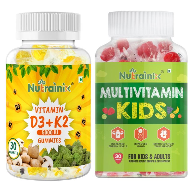 Buy Nutrainix Complete Multivitamin Vegetarian And Vitamin D3+K2 ...