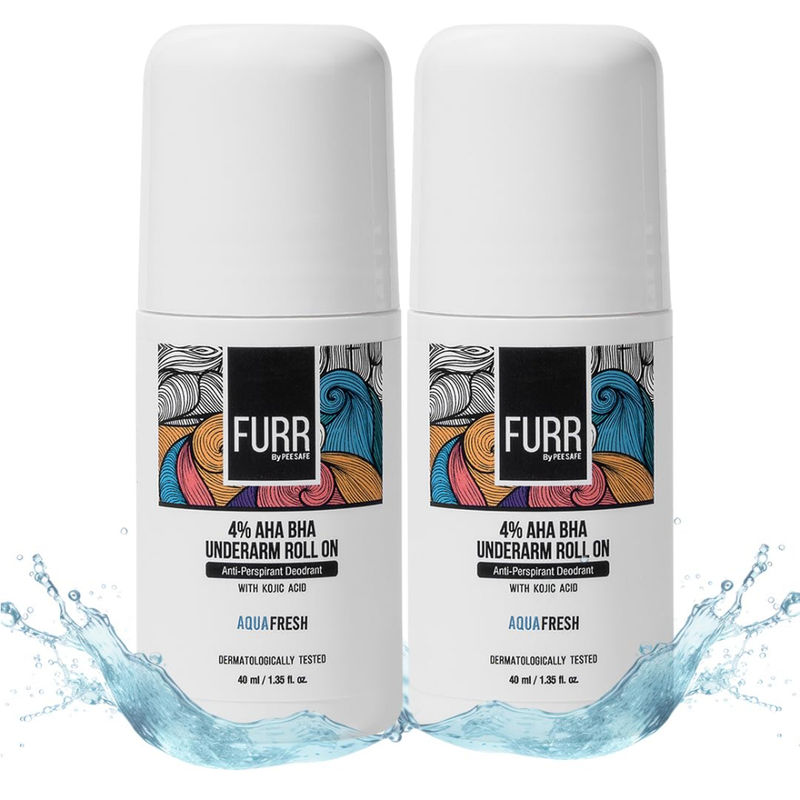 Buy FURR 4% Aha Bha Underarm Roll On With Kojic Acid Long-Lasting Fresh ...