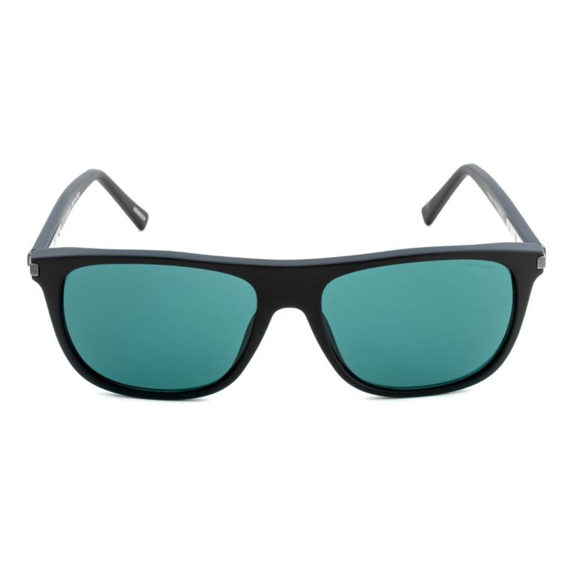 Buy Chopard Matt Black Acetate Frame and Green Colored Lens Sunglass ...